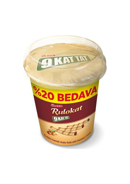 Ülker Rulo Kat 9 Kat Tat Fındıklı 204 g Fiyatı - Taksit Seçenekleri