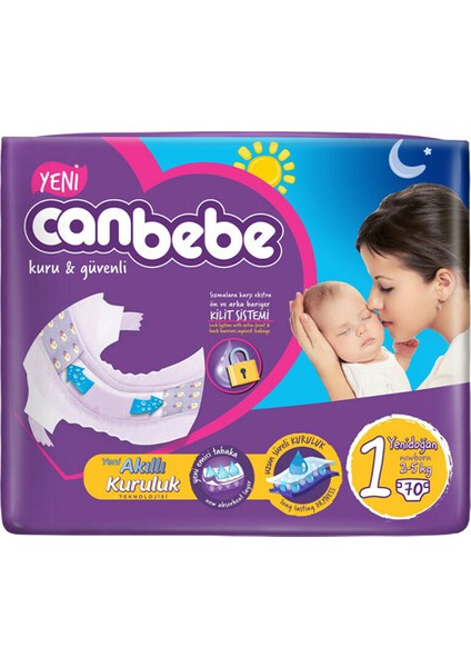 Canbebe Jumbo 1 Beden Yeni Doğan Fiyatı - Taksit Seçenekleri