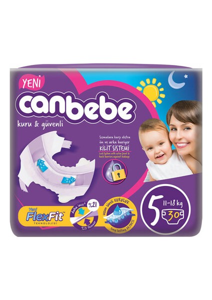 Canbebe Jumbo 5 Beden Junior 30'lu Fiyatı - Taksit Seçenekleri