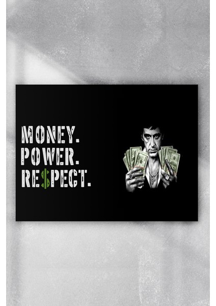 Postermanya Money Power Respect Motivasyon Poster 40 x 60 Fiyatı