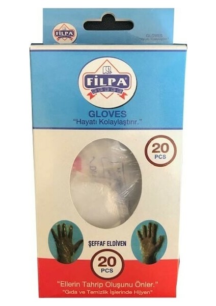 Filpa 20'li Şeffaf Eldiven Fiyatı - Taksit Seçenekleri