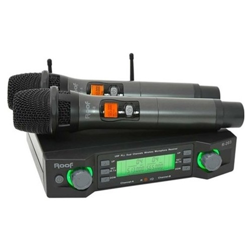 Roof R-203 El+ El Uhf Band 2 Kanal Kablosuz Mikrofon Fiyatı
