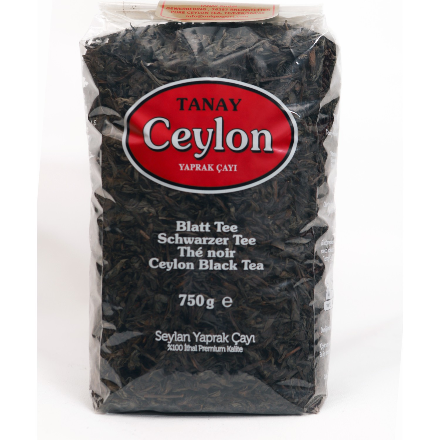 Tanay Seylan Yaprak Çayı (Ceylon Çay 750 Gr) Fiyatı