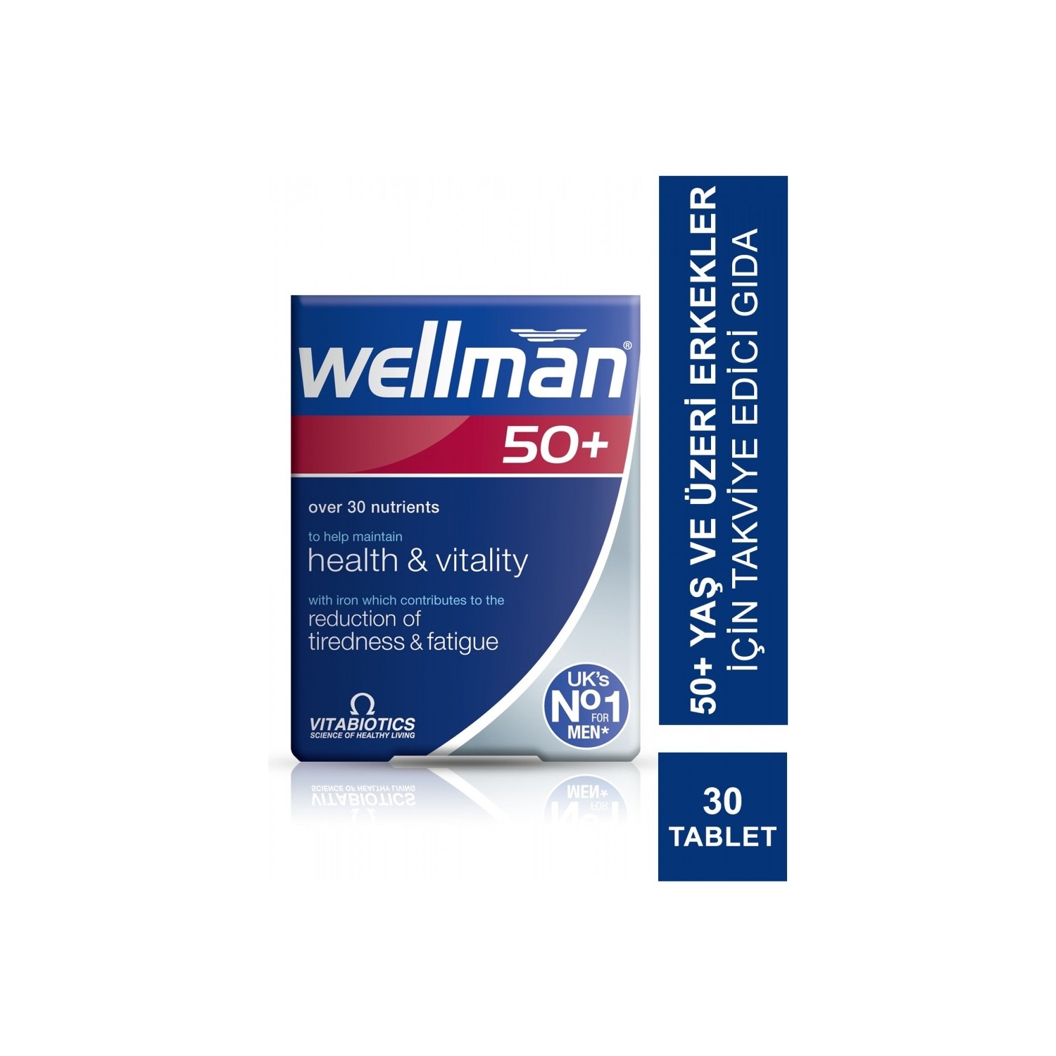 Vitabiotics Wellman 50+ 30 Tablet Fiyatı - Taksit Seçenekleri
