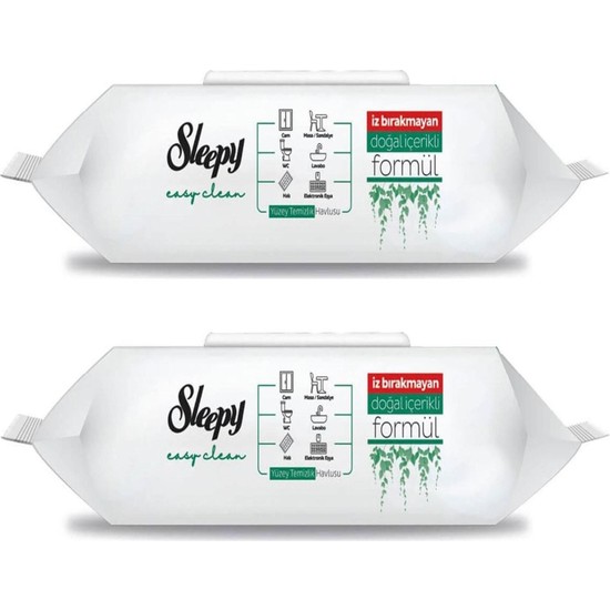 Sleepy Easy Clean Yüzey Temizlik Havlusu 100 Yaprak 2 Adet Fiyatı