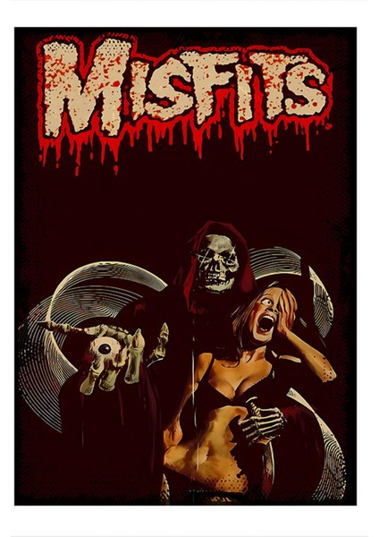 Ekart Misfits Model Ahşap Tablo 32CM X44CM Fiyatı