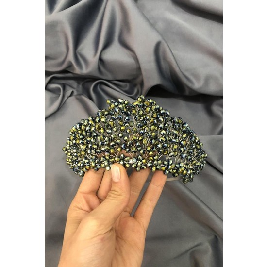 Bontex Yeşil Kaplama Kristal Boncuklu Gelin ve Kına T Fiyatı