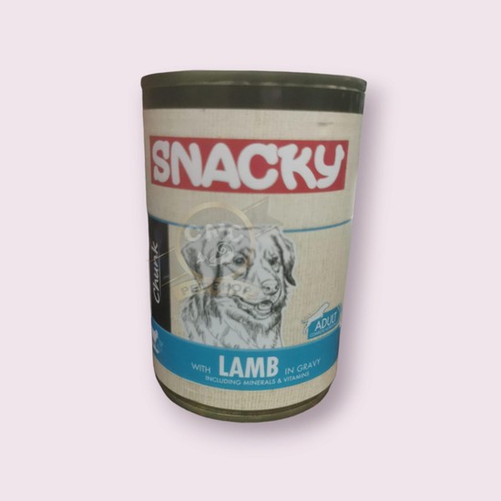 Snacky Chunk Gravy Soslu Kuzu Etli Yetişkin Köpek Konserve Fiyatı