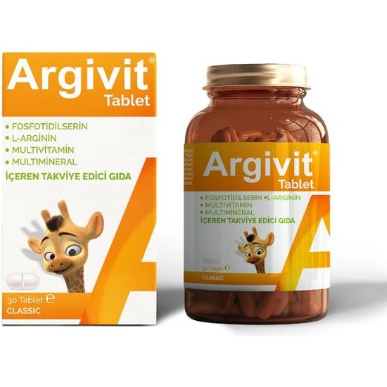 Argivit Classic Takviye Edici Gıda 30 Tablet Fiyatı