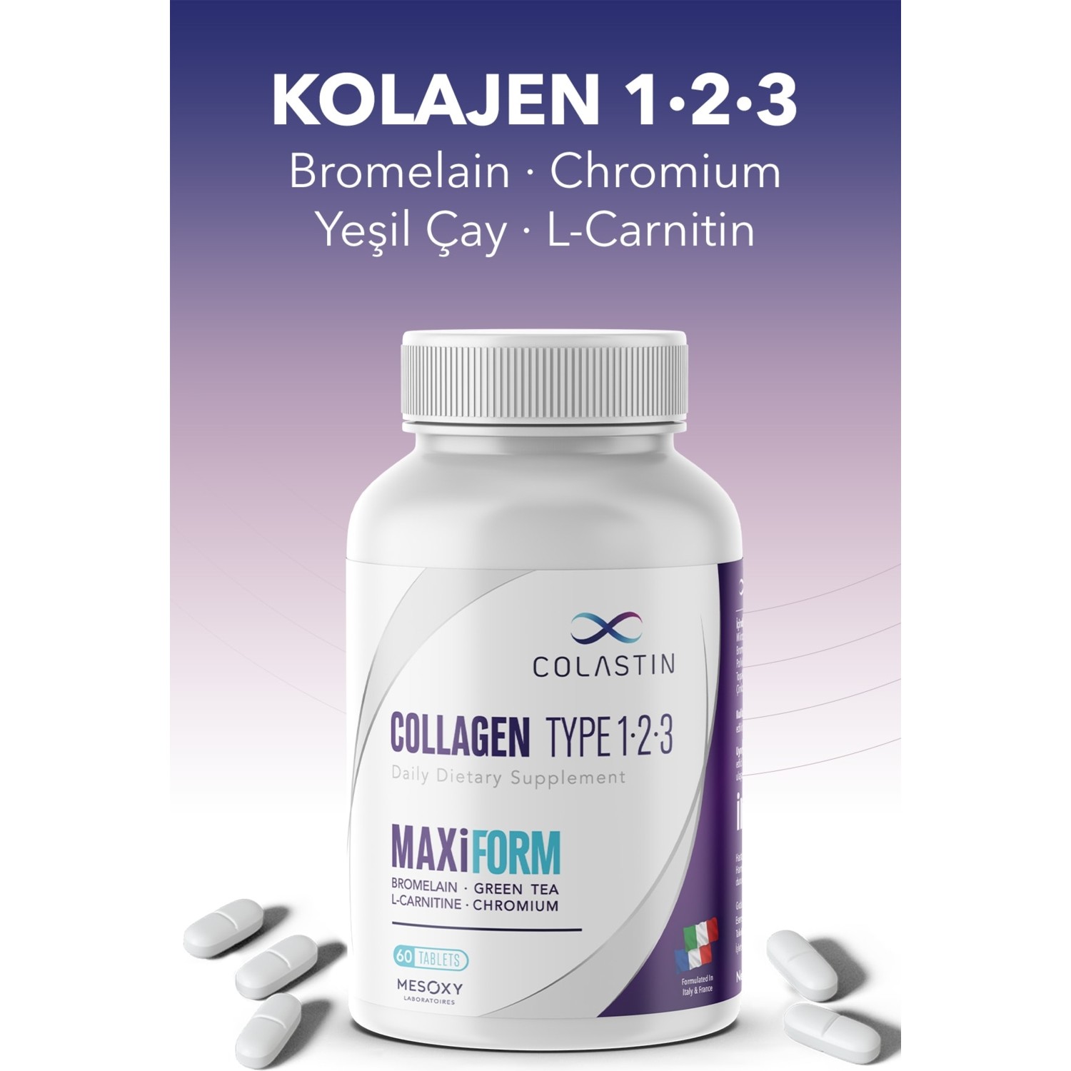 Colastin Kolajen 1-2-3 Maxiform 60 Tablet Fiyatı