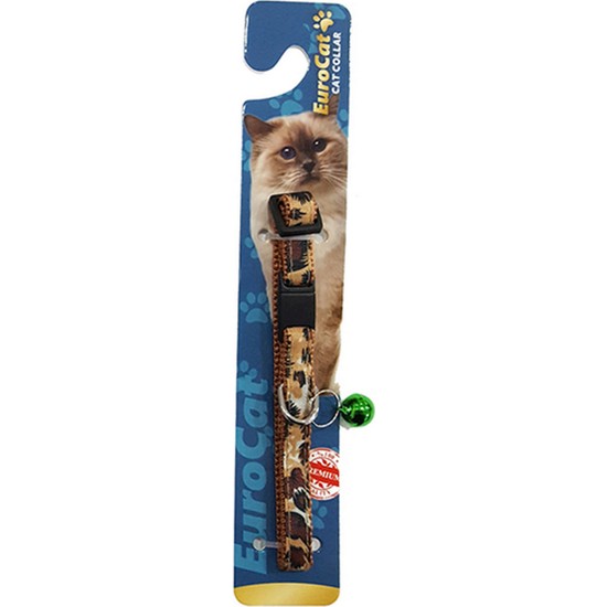 Eurocat Leopar Desenli Çıngıraklı Kedi Boyun Tasması Fiyatı