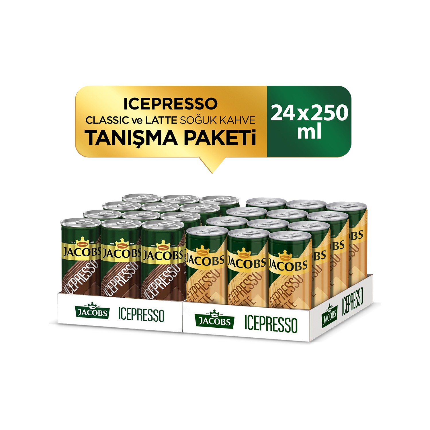 Jacobs Icepresso Latte & Classıc Soğuk Kahve 250 ml x 24 Fiyatı