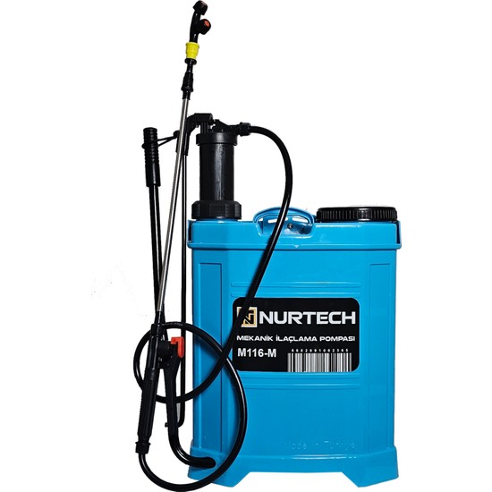 Nurtech Ilaçlama Pompası 16 Lt Manuel M116-Mavi Fiyatı