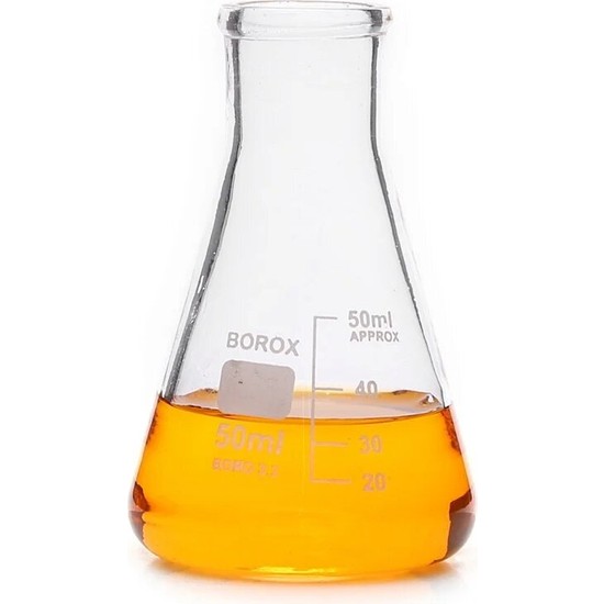 Zürih Ticaret Cam Erlen 50 ml Dereceli Erlenmeyer Flask Dar Fiyatı