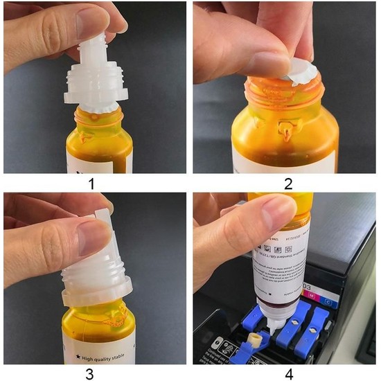 Goink Epson L3252 Için 103 Mürekkep 500 ml Kırmızı + 70 ml Fiyatı