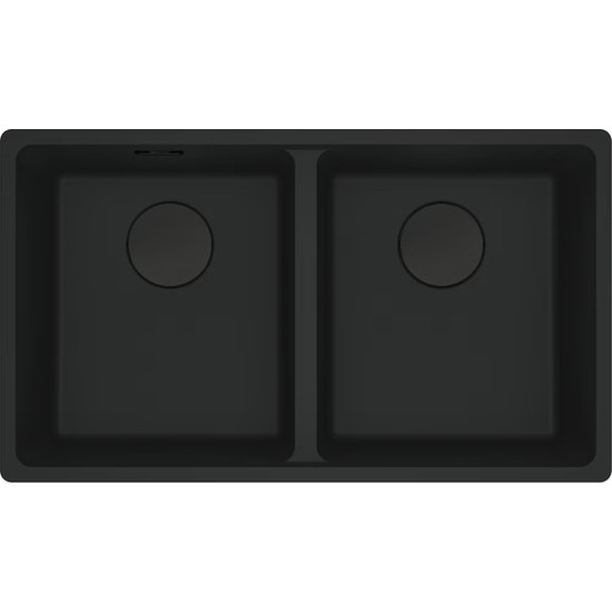 Franke - Mrg 120-35-35 Matt Black Tezgahaltı Granit Evye Fiyatı