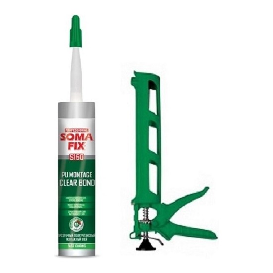 Somafix Şeffaf Montaj Kit Hızlı Şok Clear Bond Yapıştırıcısı Dolap ...