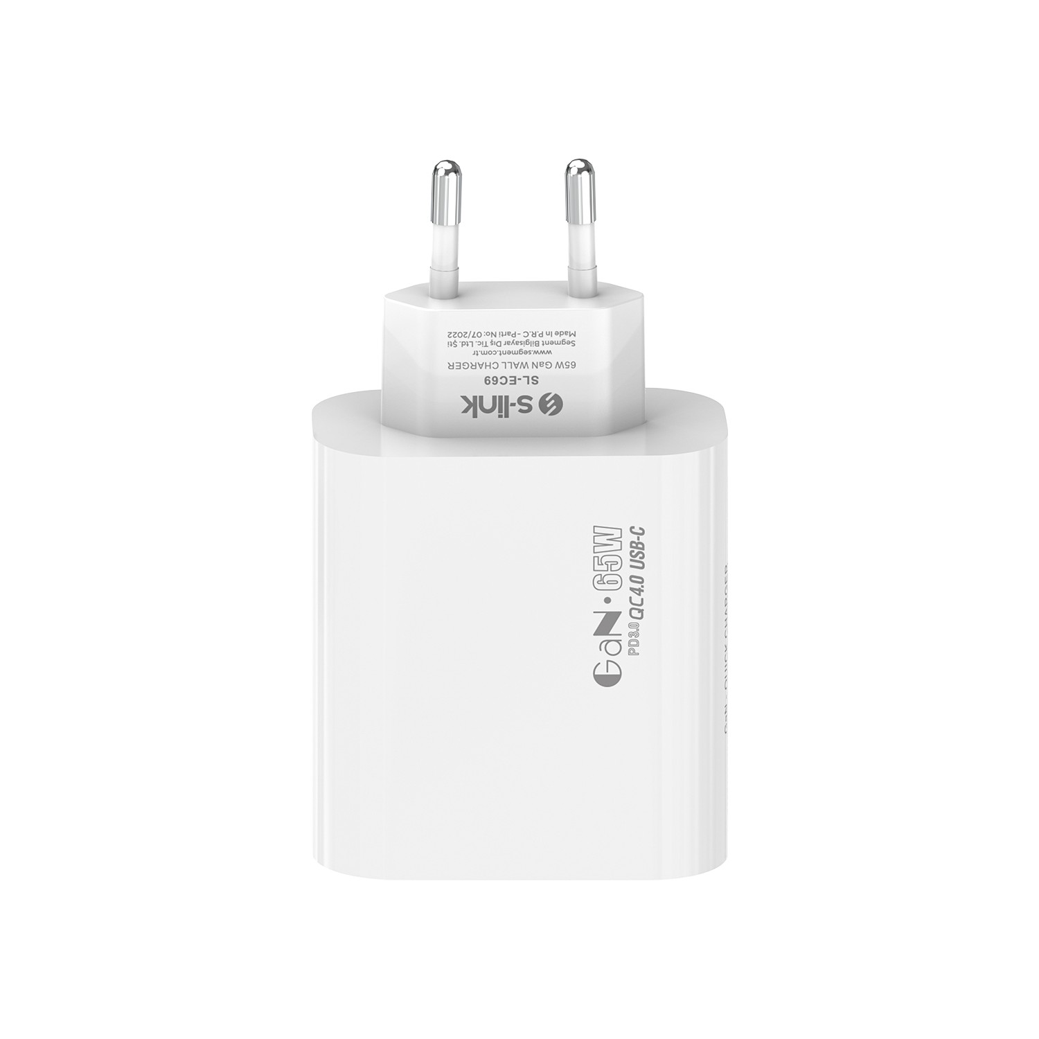 S-Link SL-EC69 Gan Pd 65W / Qc 18W Type Usb-C +Usb A Hızlı Fiyatı