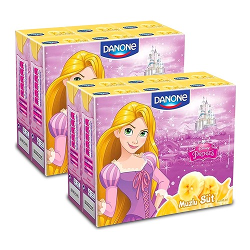 Danone Disney Muzlu Uht Süt 180ML X6 - x 2 Adet (Karakter Fiyatı
