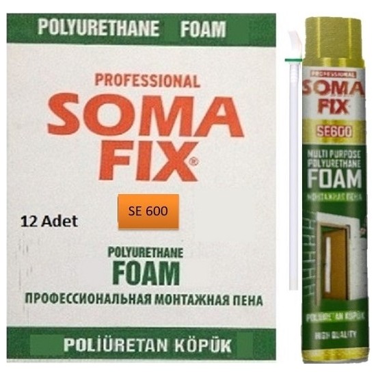 Somafix 12 Adet 600 Gr Poliüretan Köpük Çelik Kapı Pencere Fiyatı