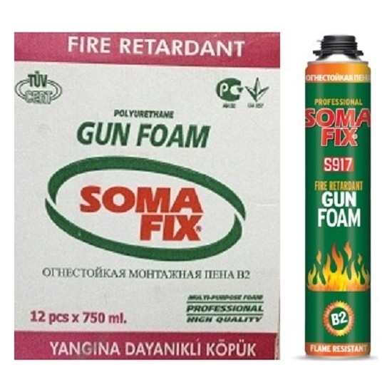 Somafix 12 Adet 750 ml - 900 Gr B2 Tabancalı Yangına Dayanıklı ...
