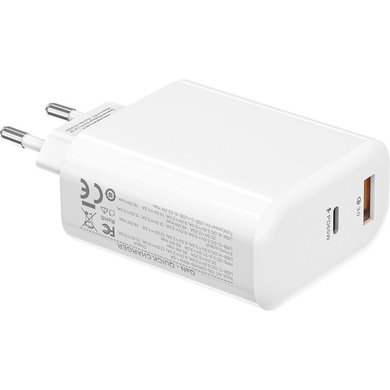 S-Link SL-EC69 Gan Pd 65W / Qc 18W Type Usb-C +Usb A Hızlı Fiyatı