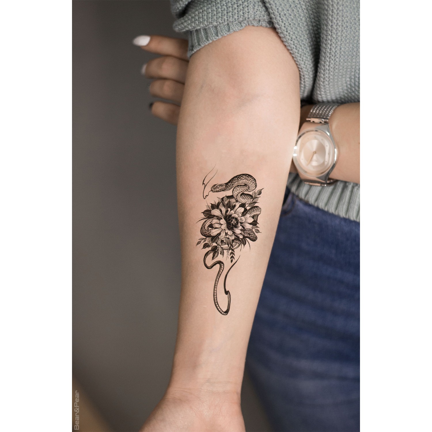 BP Tattoo Gerçek Dövme Görünümlü Yılan Dövmesi Fiyatı