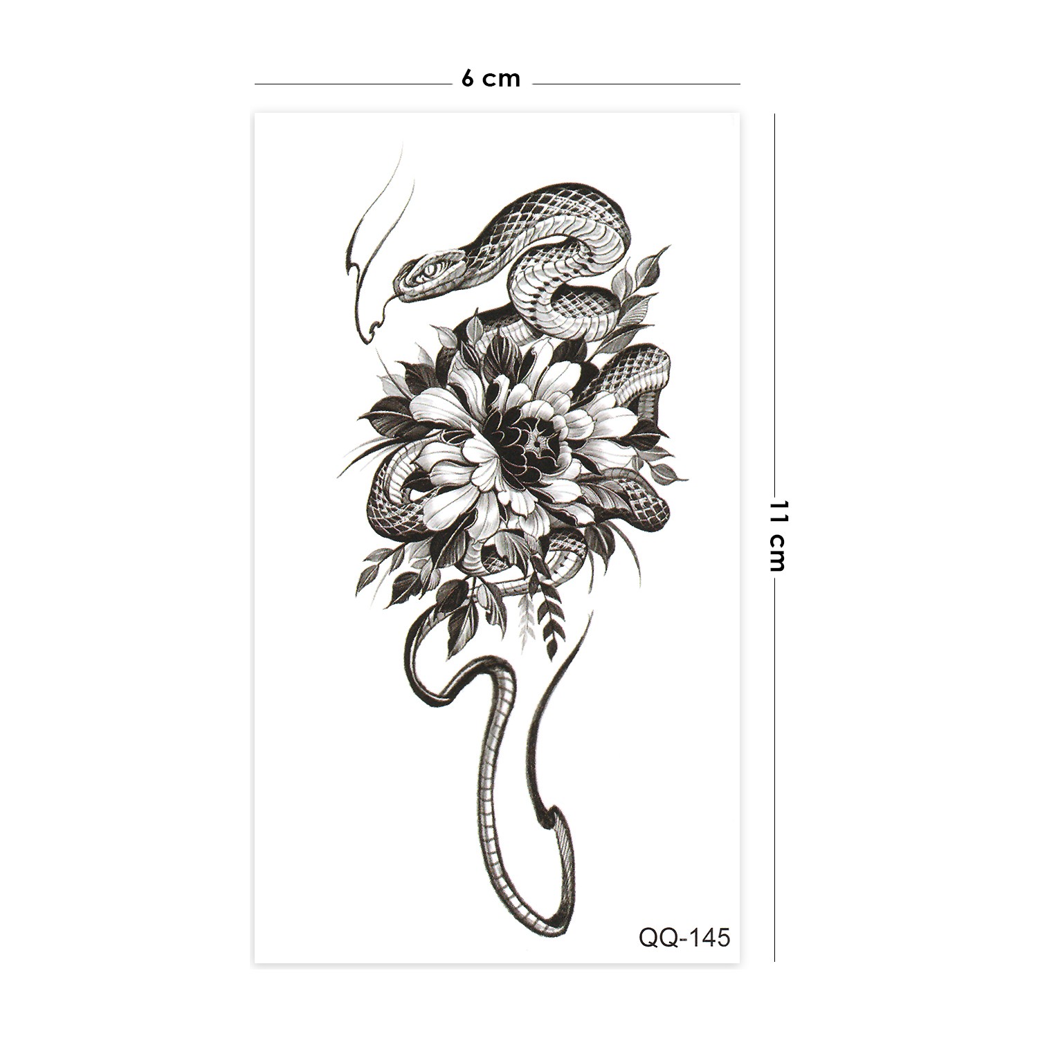 BP Tattoo Gerçek Dövme Görünümlü Yılan Dövmesi Fiyatı