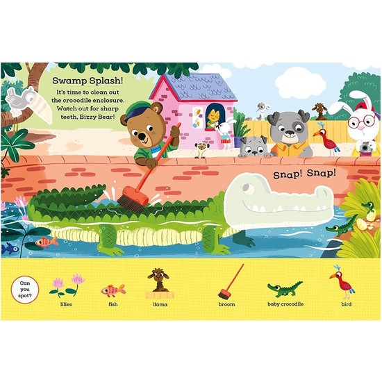Bizzy Bear - My First Sticker Book Animals - Benji Davies Kitabı