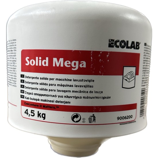 Ecolab Solid Mega 4,5 kg Fiyatı, Taksit Seçenekleri ile Satın Al