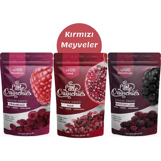 Little Crunchies Freeze Dried Kırmızı Meyveler - Frambuaz, Fiyatı