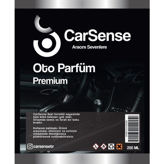 Carsense Oto Parfüm Premium - Sprey Araç Kokusu 200 ml Fiyatı