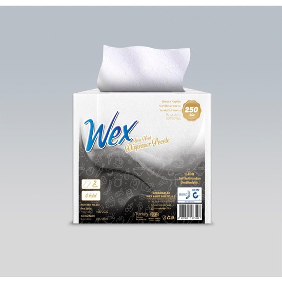 Wex Yeni Nesil Dispenser Peçete 250 Adet x 24 Paket Fiyatı