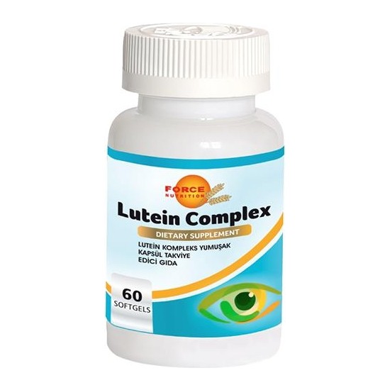 Force Nutrition Lutein Complex 60 Yumuşak Kapsül Kompleks Fiyatı