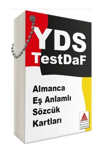 Almanca Eşanlamlı Sözcük Kartları / Kpds - Üds - Yds - Testdaf Sınavları İçin Almanca Eşanlamlı Sözcük Kartları / Kpds - Üds - Yds - Testdaf Sınavları İçin