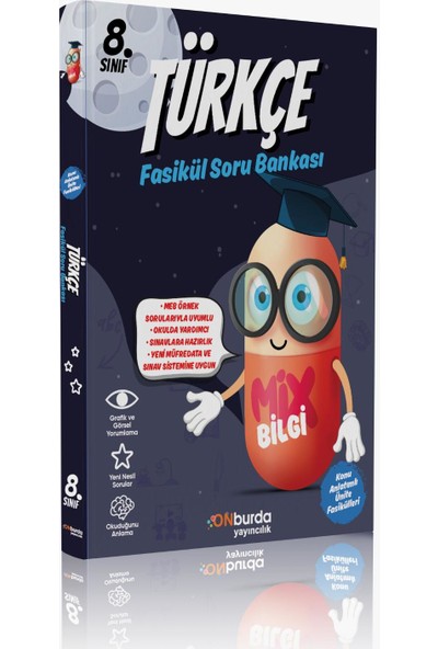 On Burda Yayınları 8. Sınıf Türkçe Soru Bankası