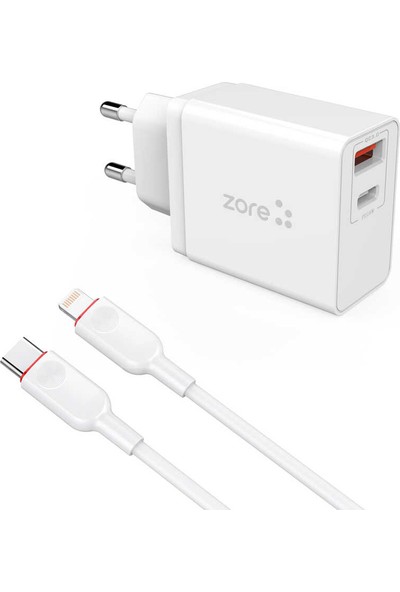 Zore Xmac Serisi Zr-X2 Pd To Lightning 2 In 1 Şarj Seti