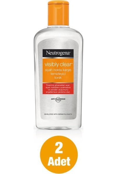 Neutrogena Visibly Clear Siyah Nokta Karşıtı Tonik 200 ml x 2 Neutrogena Visibly Clear Siyah Nokta Karşıtı Tonik 200 ml x 2
