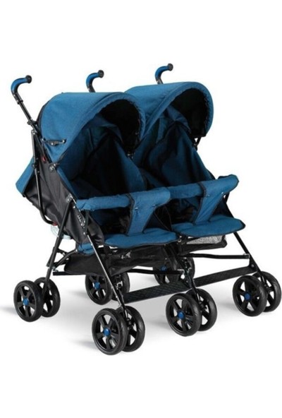 BabyHope İkiz Baston Puset Mavi