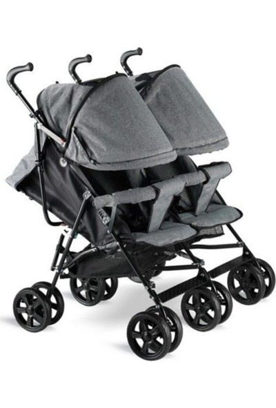 BabyHope İkiz Baston Puset Gri