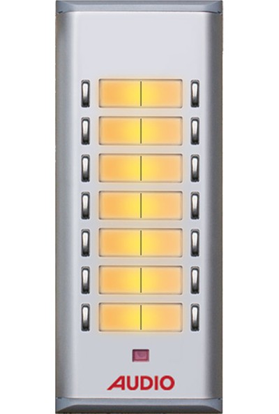 AUDIO 008324 E14 Zil Paneli Yan Sıra 14 Butonlu