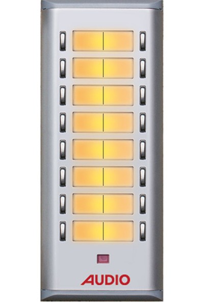 AUDIO 008324 E16 Zil Paneli Yan Sıra 16 Buton