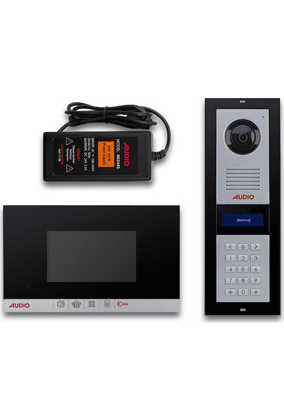 AUDIO 17 Daire Görüntülü Diafon Paketi