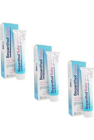 Bepanthol Pişik Önleyici Merhem 100 gr 3'lü Bepanthol Pişik Önleyici Merhem 100 gr 3'lü