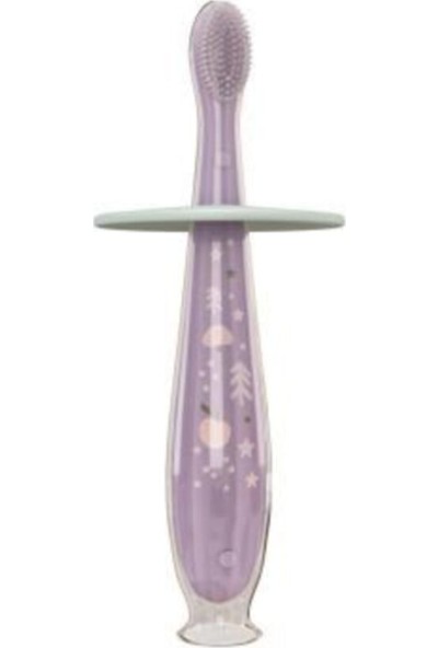 Steriball Lila Silikon Bebek Diş Fırçası