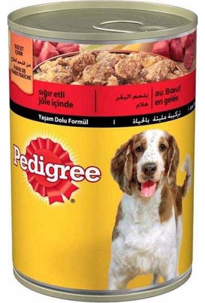 Pedigree Sığır Etli Konserve Köpek Maması 400 gr Pedigree Sığır Etli Konserve Köpek Maması 400 gr