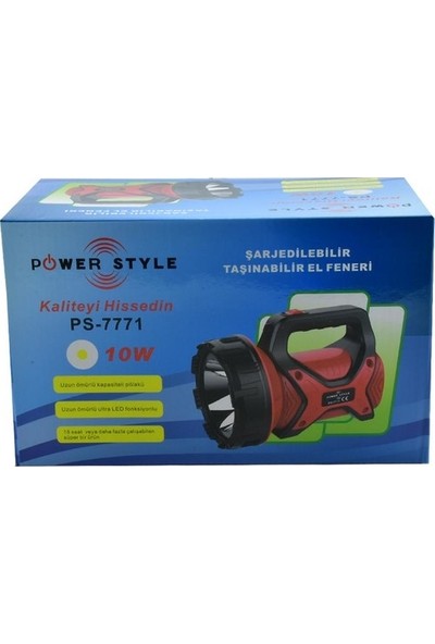 Power Style PS-7708 15W Taşınabilir Projektör El Feneri Power Style PS-7708 15W Taşınabilir Projektör El Feneri