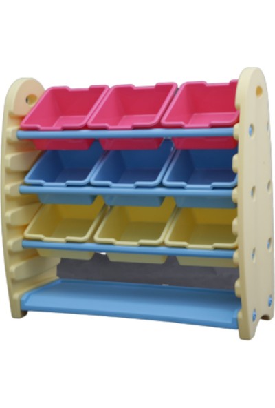 King Kids Saklama Rafı Krem