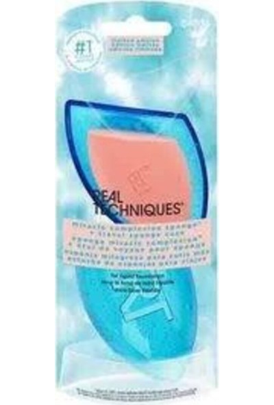 Real Techniques Miracle Complexion Kapaklı Korumalı Makyaj Süngeri Real Techniques Miracle Complexion Kapaklı Korumalı Makyaj Süngeri