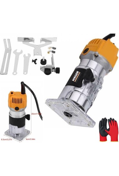 Mager MGR10580FR Elektrikli El Frezesi Avuç Içi Freze Tıraşlama Düzleme Makinası Mager MGR10580FR Elektrikli El Frezesi Avuç Içi Freze Tıraşlama Düzleme Makinası